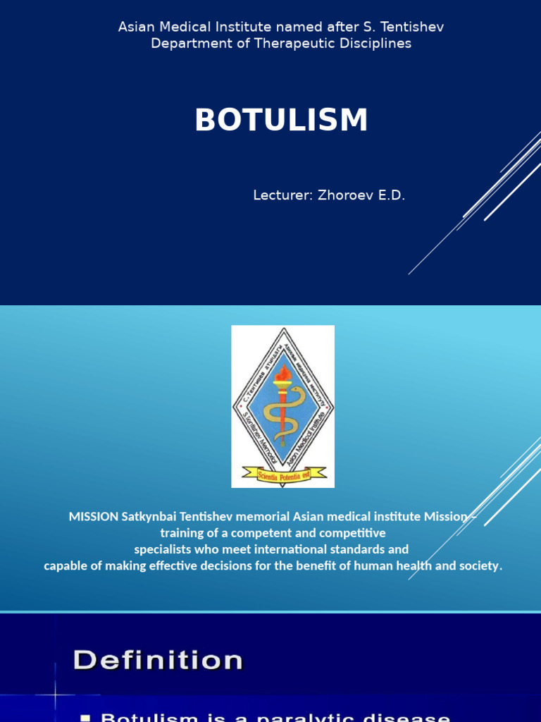 Understanding Botulism: Key Insights | PDF