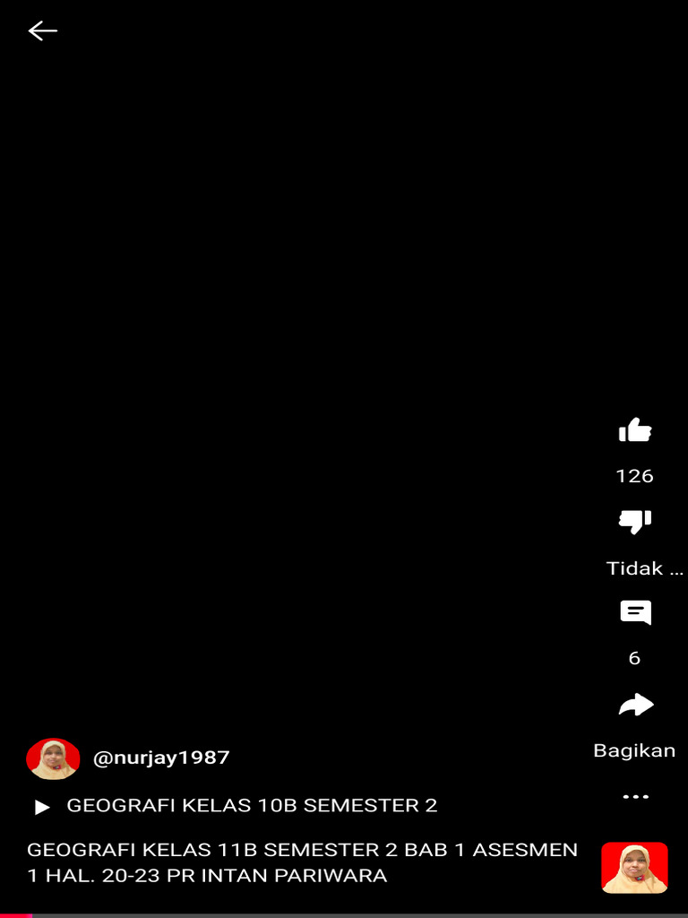 GEOGRAFI KELAS 11B SEMESTER 2 BAB 1 ASESMEN 1 HAL. 20-23 PR INTAN PARIWARA - YouTube | PDF