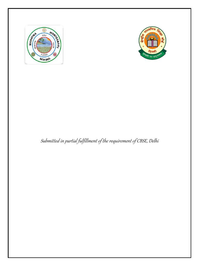 Class XII Computer Science Project Report | PDF