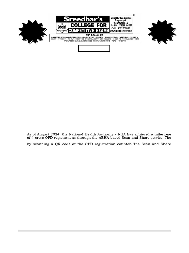 Current Affairs-Weekly Session-Handout - Mains Session - August - 3 | PDF