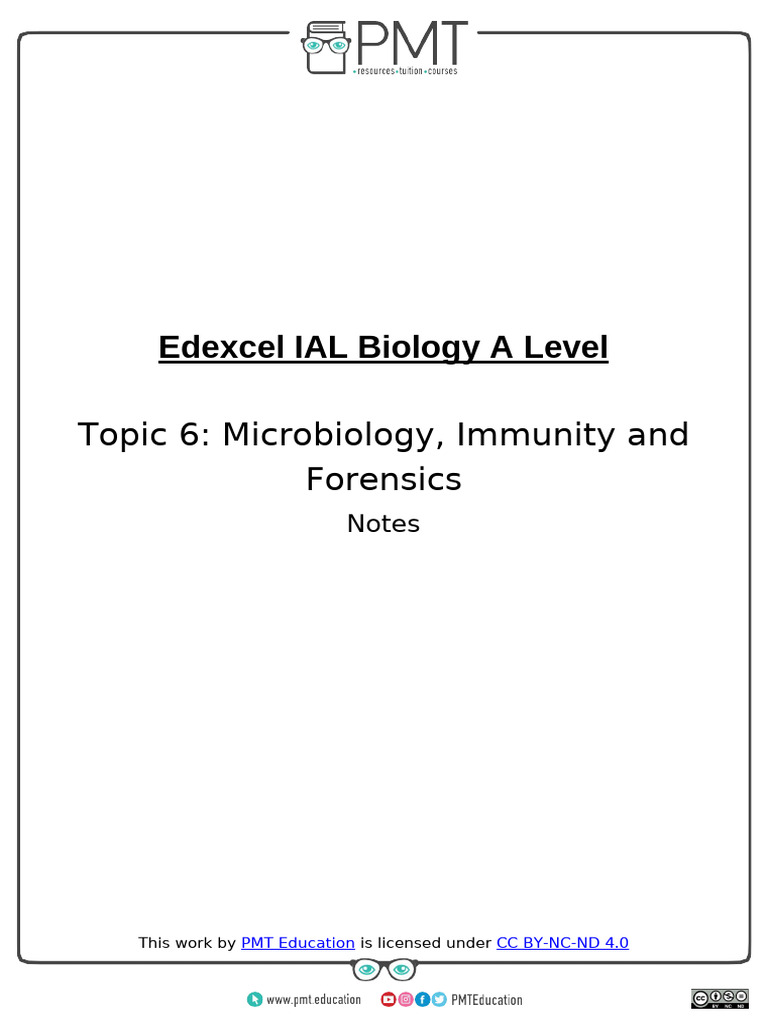 Microbiology, Immunity and Forensics | PDF | Virus | Immune System