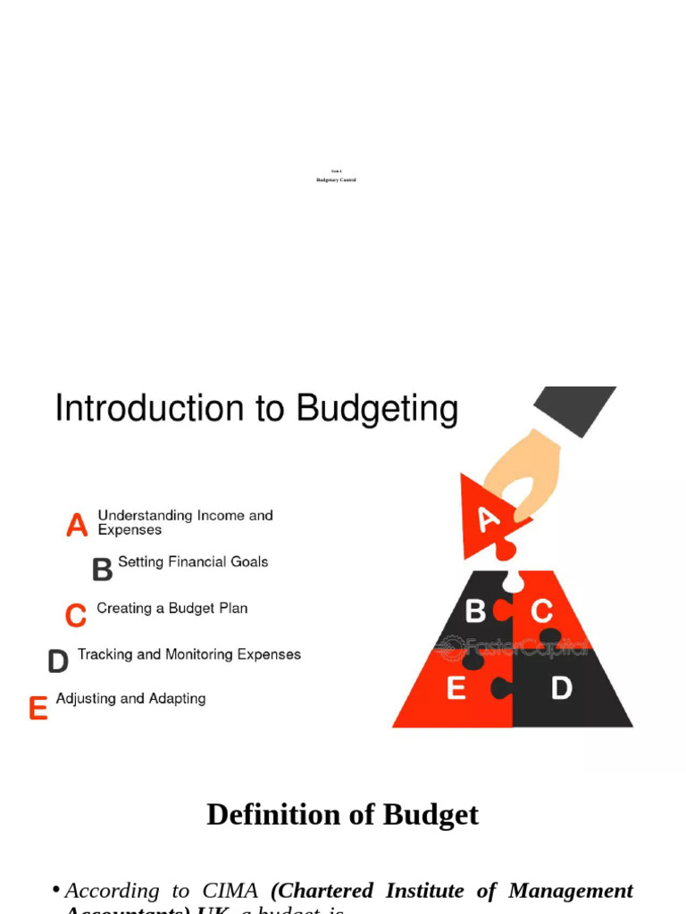 Budgeting - Intro | PDF