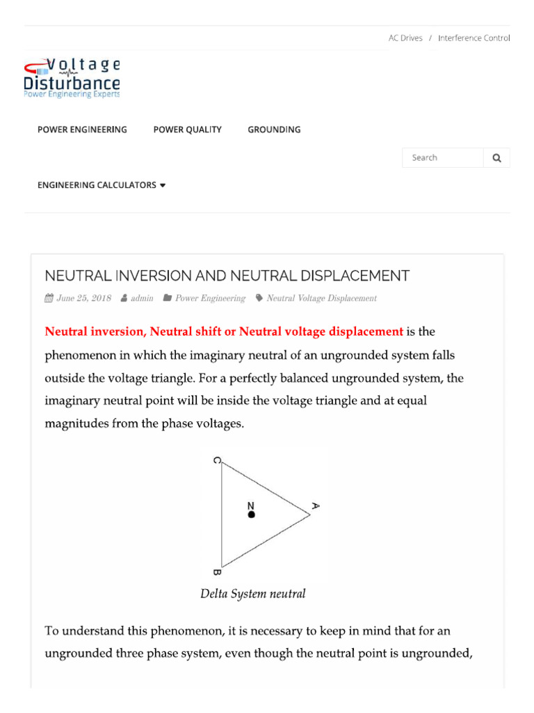 Neutral Inversion and Neutral Displacement | PDF