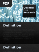 Quali vs. Quanti Types of Quanti Design | PDF | Quantitative Research ...