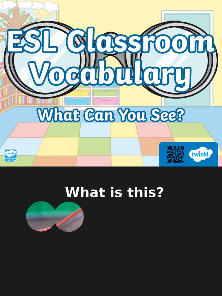 T Eal 1658350919a Esl Classroom Vocabulary What Can You See Powerpoint ...