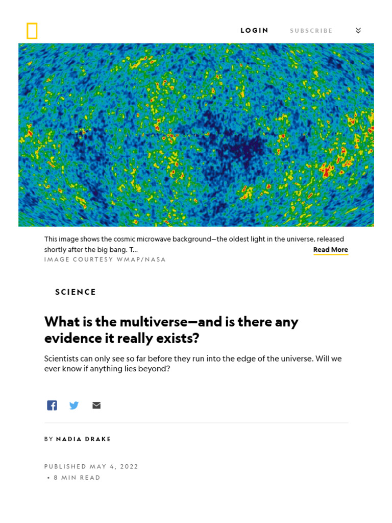 @Articles365What_is_the_multiverse—and_is_there_any_evidence_it | PDF | Multiverse | Universe