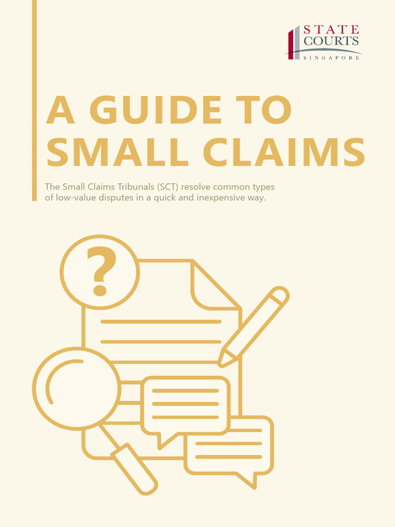SCT Guide To Small Claims | PDF | Justice | Crime & Violence