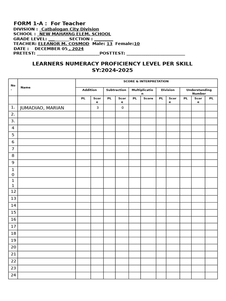 E-RUNT 2nd Grading | PDF | Learning | Reading (Process)