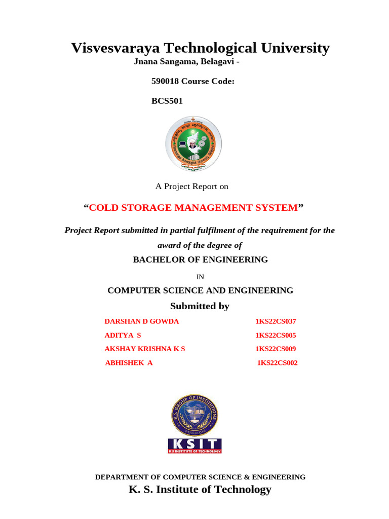 BCS501 Project Report - Final | PDF | Usability | Inventory