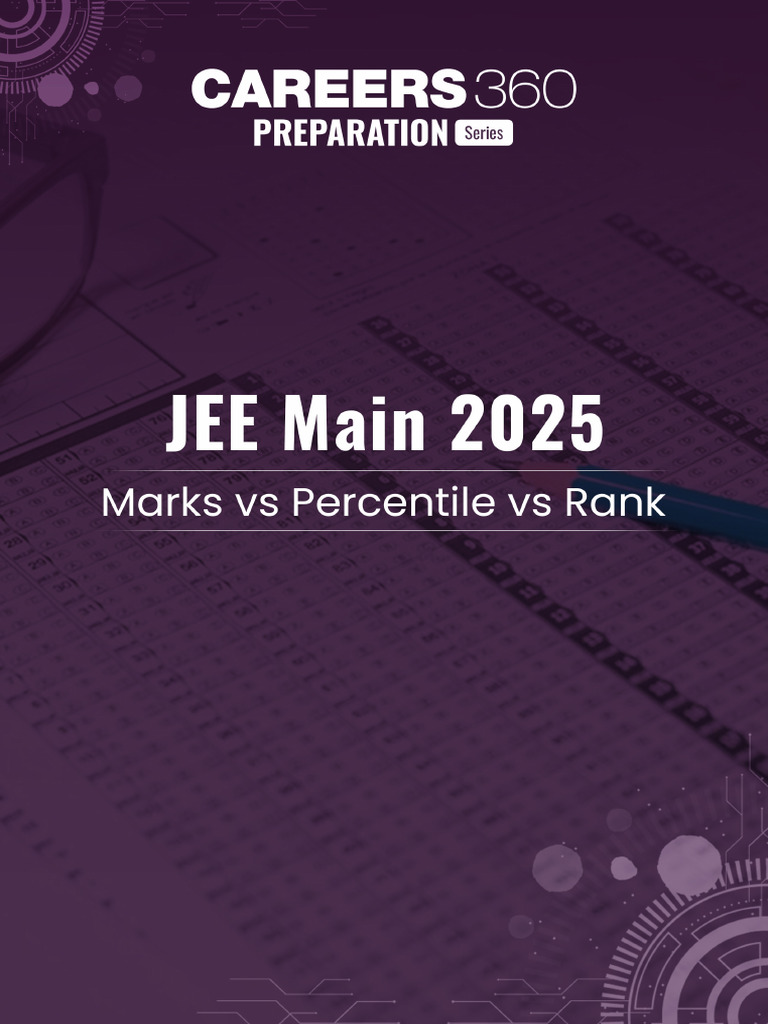 JEE Main Marks to Rank Guide | PDF | Career And Technical Education | Tests