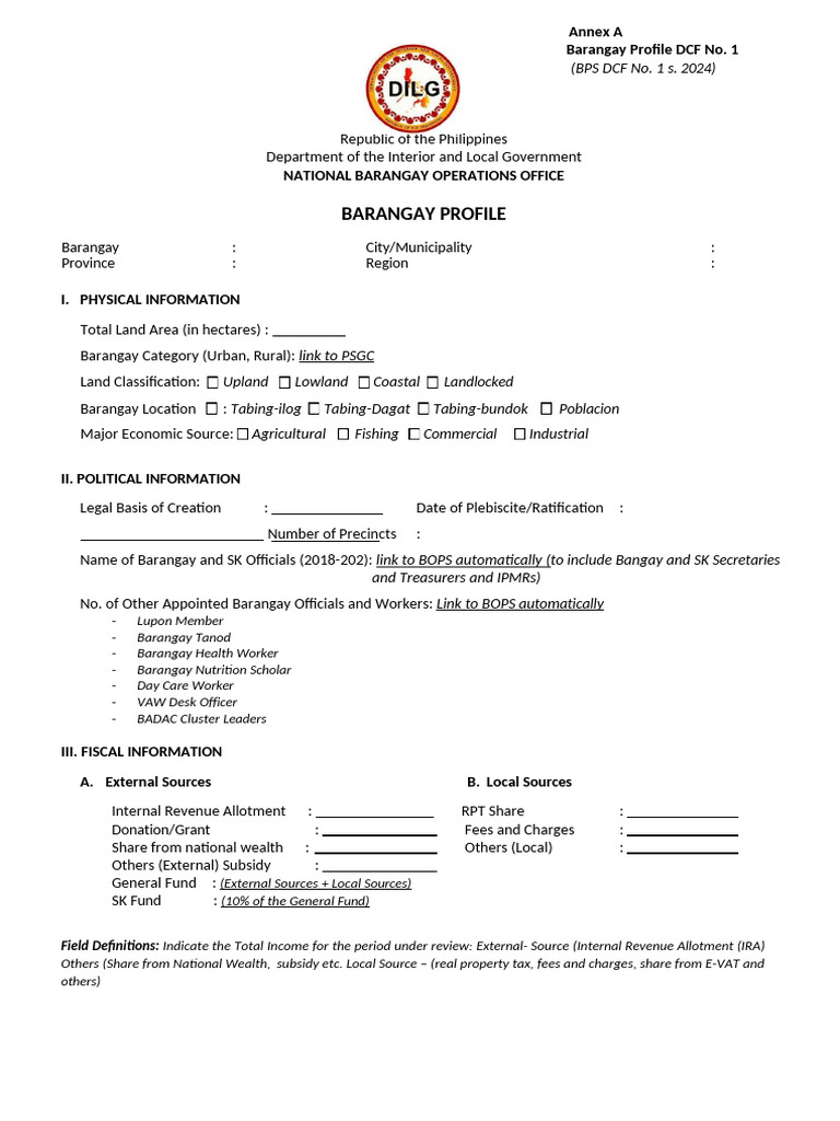 BIS BPS Annex A DCF No. 1 Revised 2024 | PDF | Economies