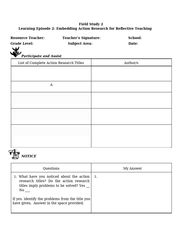 Action Research in Reflective Teaching | PDF | Teachers | Learning