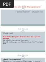 FRM Part I Formulas | PDF | Value At Risk | Black–Scholes Model