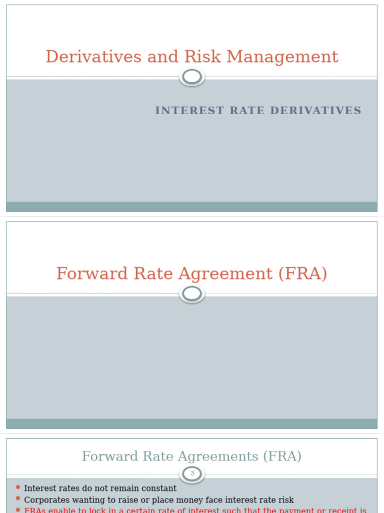 1-IRD-PPT | PDF | Swap (Finance) | Derivative (Finance)