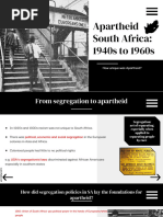 Segregation's Role in South Africa's Apartheid | PDF | Racial ...