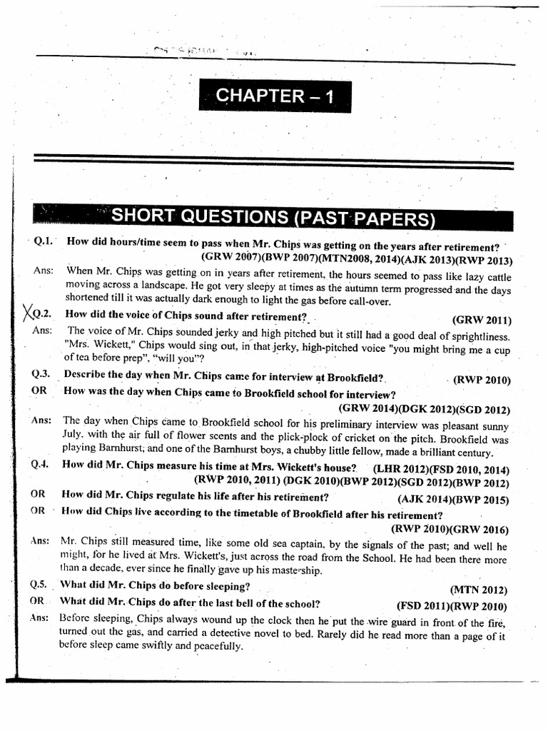 Chips Notes | PDF