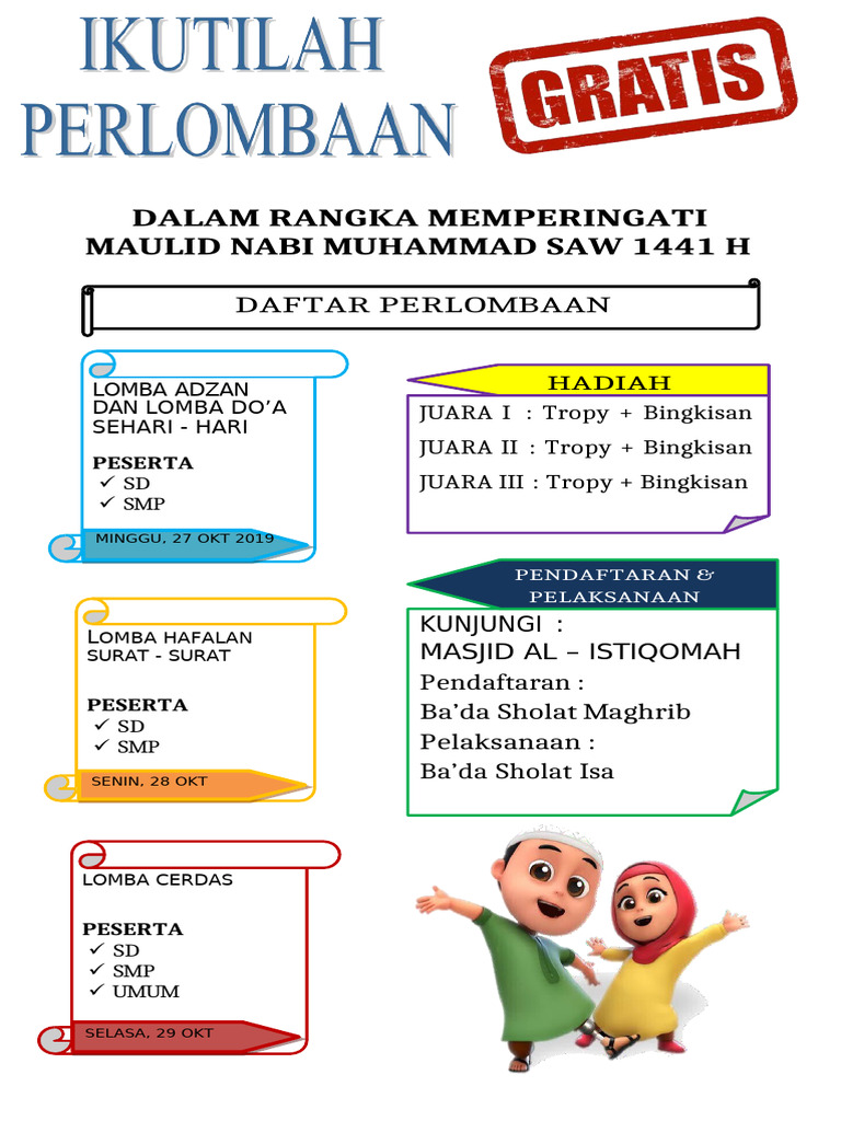 Lomba Islami untuk Pelajar | PDF
