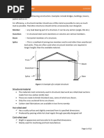 Types of Structural Steel Members | PDF | Beam (Structure) | Column