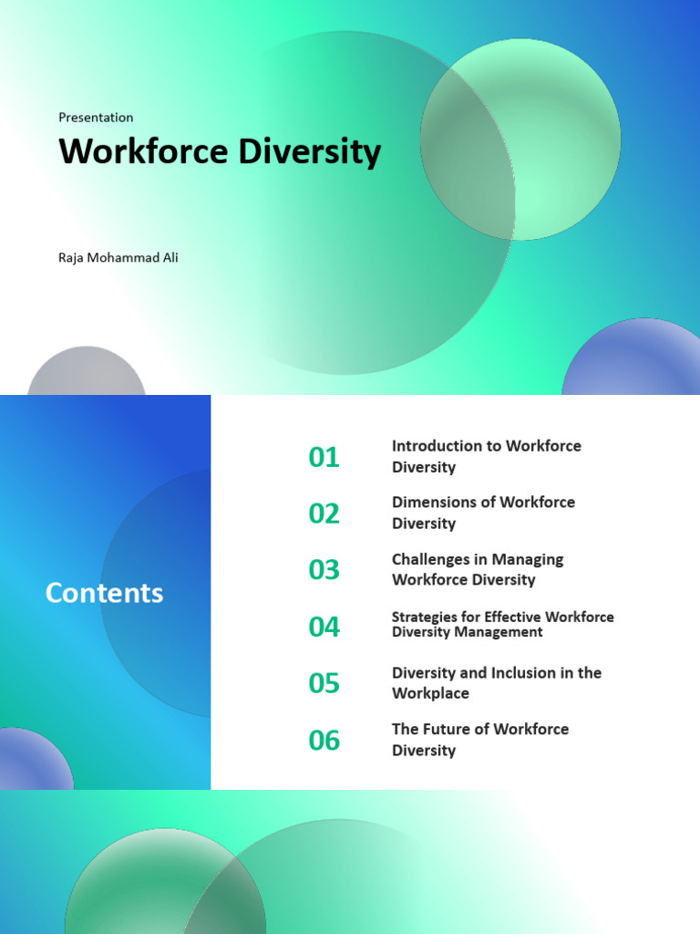 Workforce Diversity | PDF | Diversity (Business) | Social Psychology