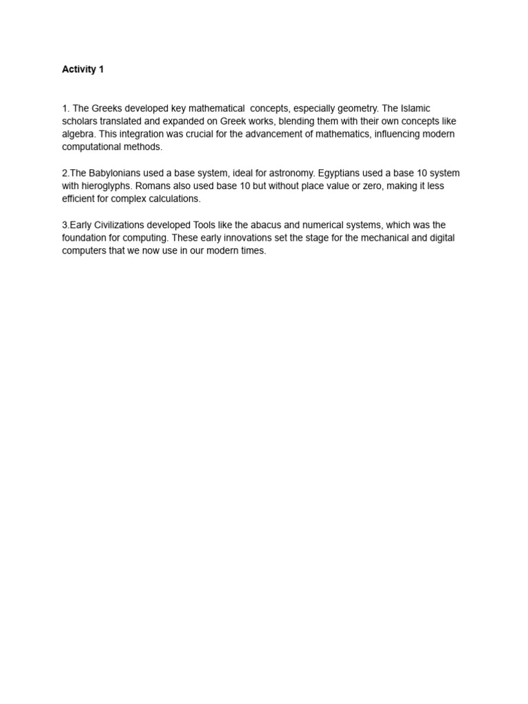 Acitivity 1 Del Rosario, Gian James W. Introduction To Computing | PDF