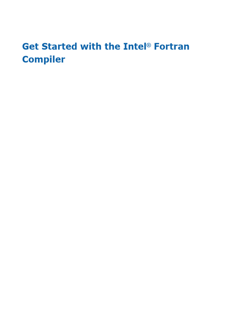 fortran-compiler_get-started-guide_2025.0-767260-834248 | PDF | Command ... fortran-compiler_get-started-guide_2025.0-767260-834248 | PDF | Command ...