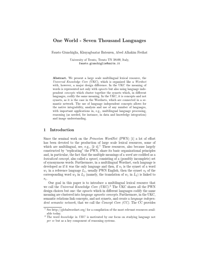 Paper 157 | PDF | Concept | Word