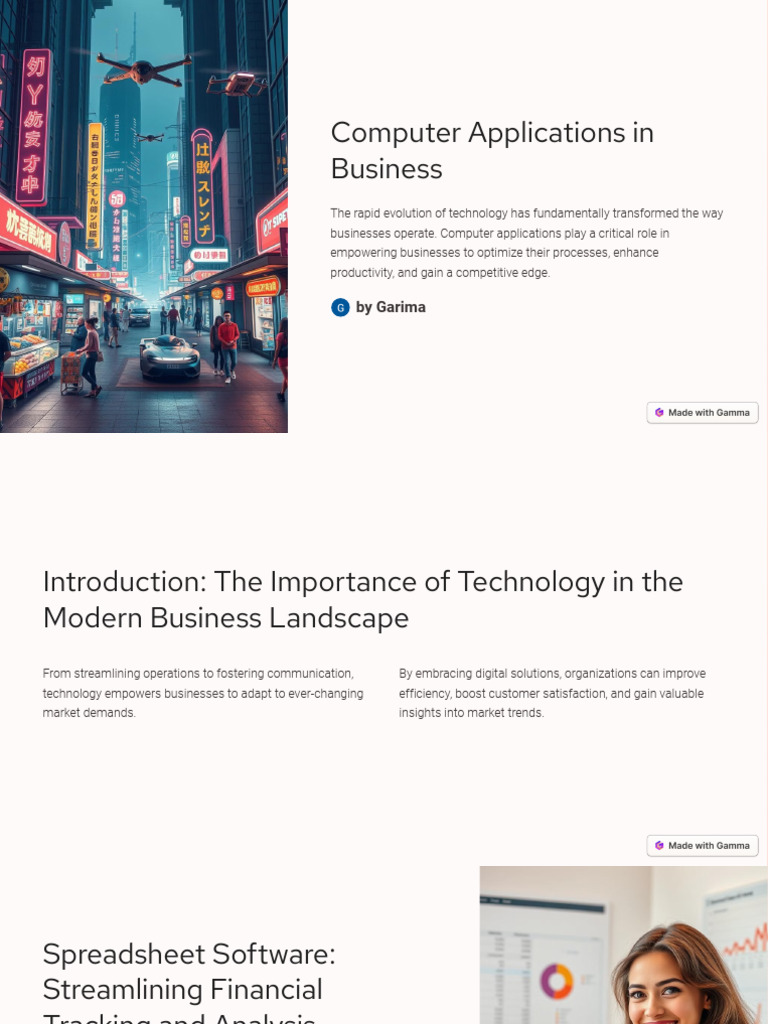 Computer Applications in Business | PDF | Customer Relationship ...