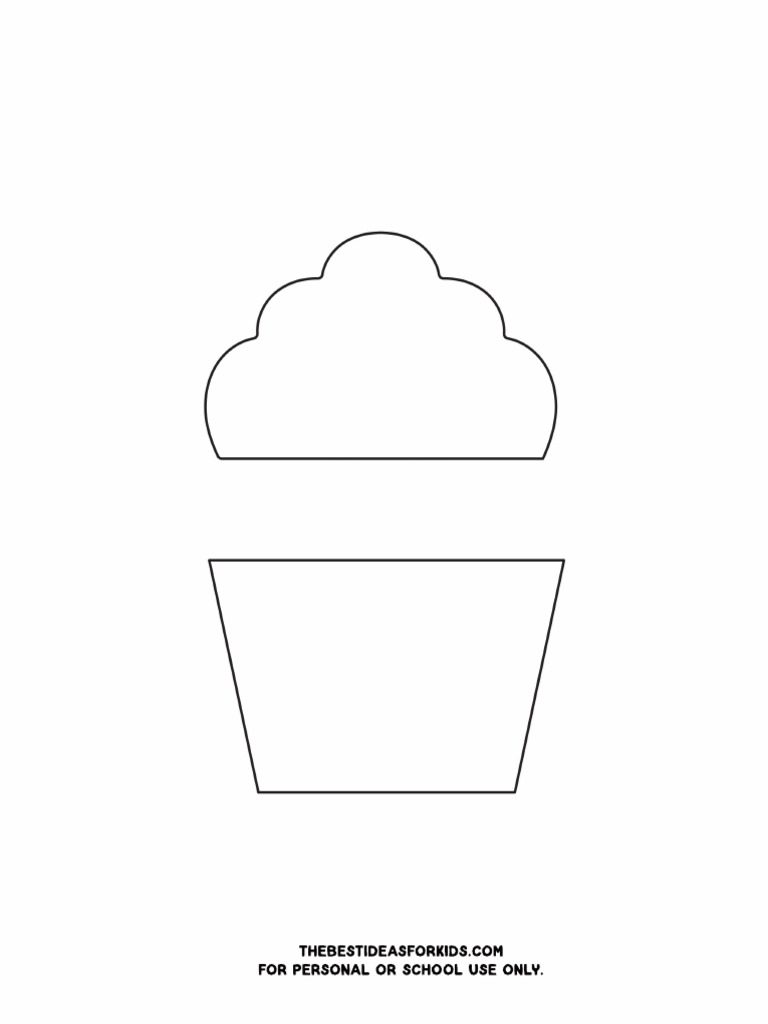 Cupcake Template The Best Ideas For Kids | PDF