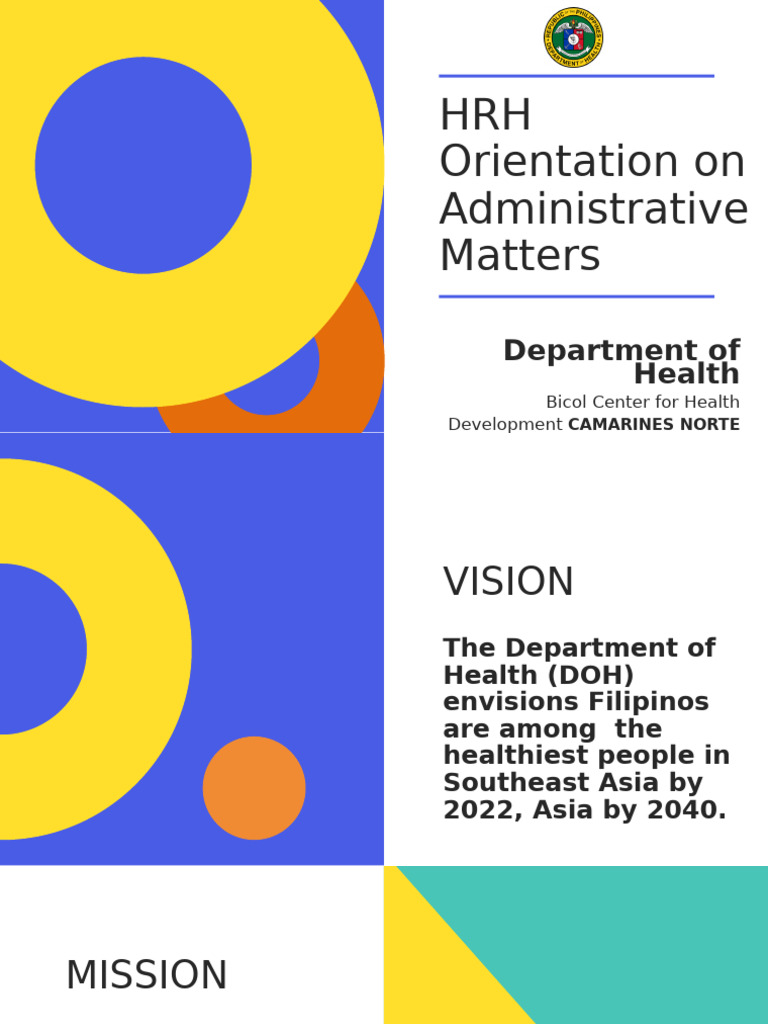 HRH Core Values Admin Orientation | PDF | Disciplines
