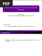 Comprehensive Riichi Mahjong Yaku List | PDF | Mahjong | Games Of Chance