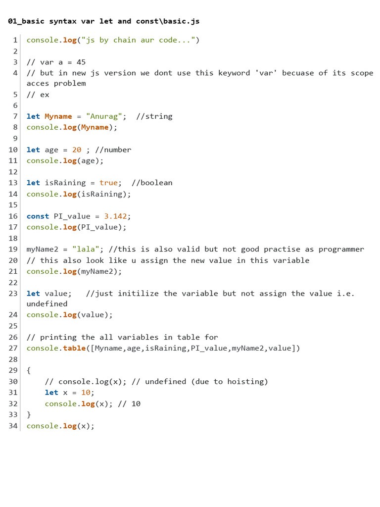 Basic | PDF | Parameter (Computer Programming) | Scope (Computer Science) Basic | PDF | Parameter (Computer Programming) | Scope (Computer Science)