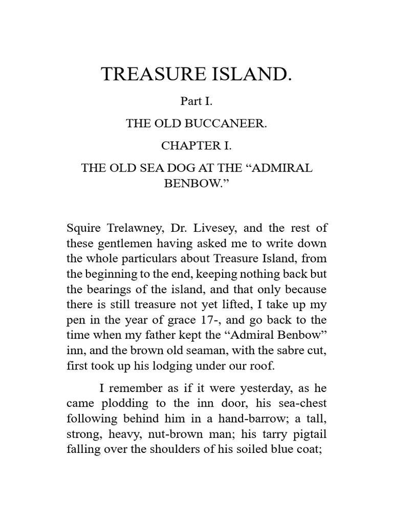 Treasure Island | PDF | Treasure Island