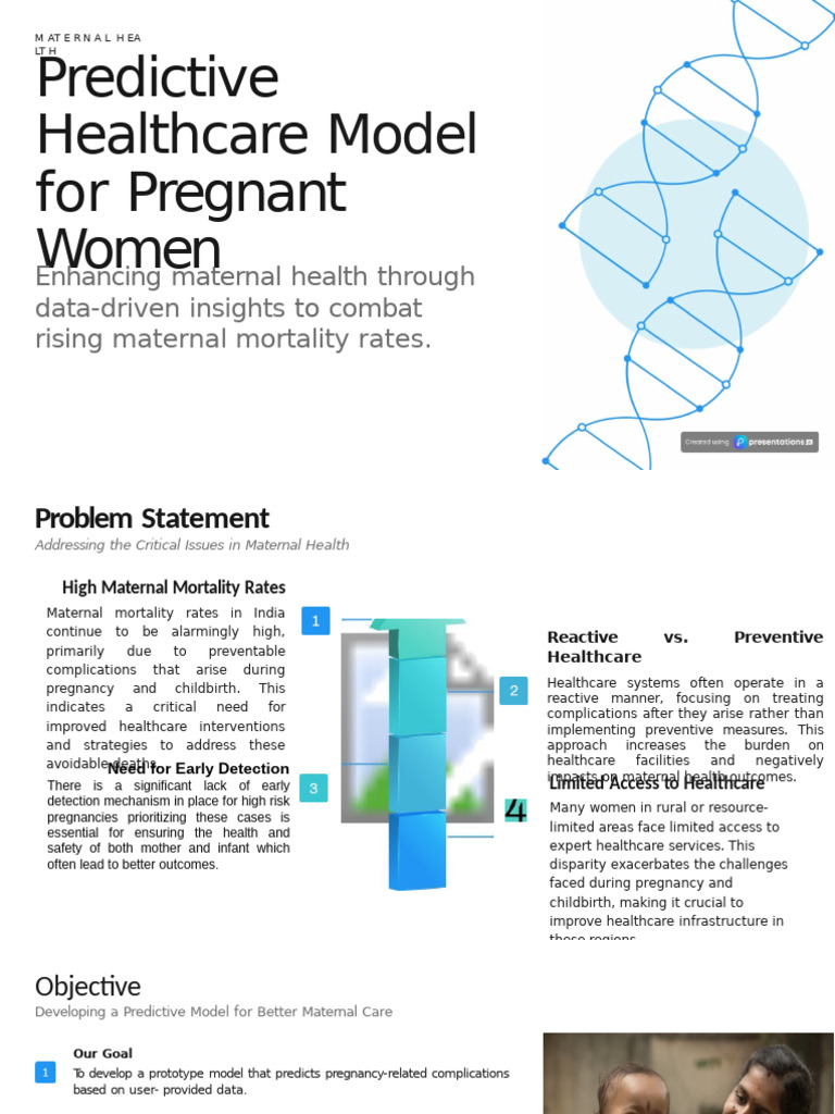 Predictive Healthcare Model for Pregnant Women | PDF | Maternal Death | Pregnancy