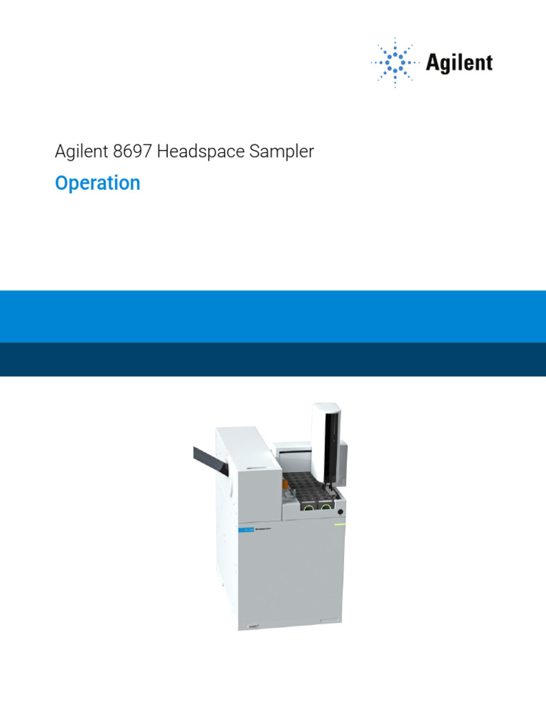 8697 Oper | PDF | Gas Chromatography