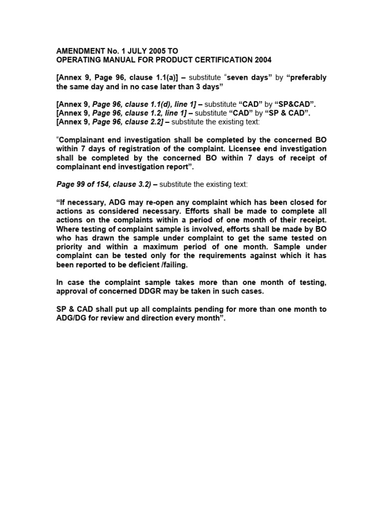 Amendments To OMPC 2004 | PDF | License