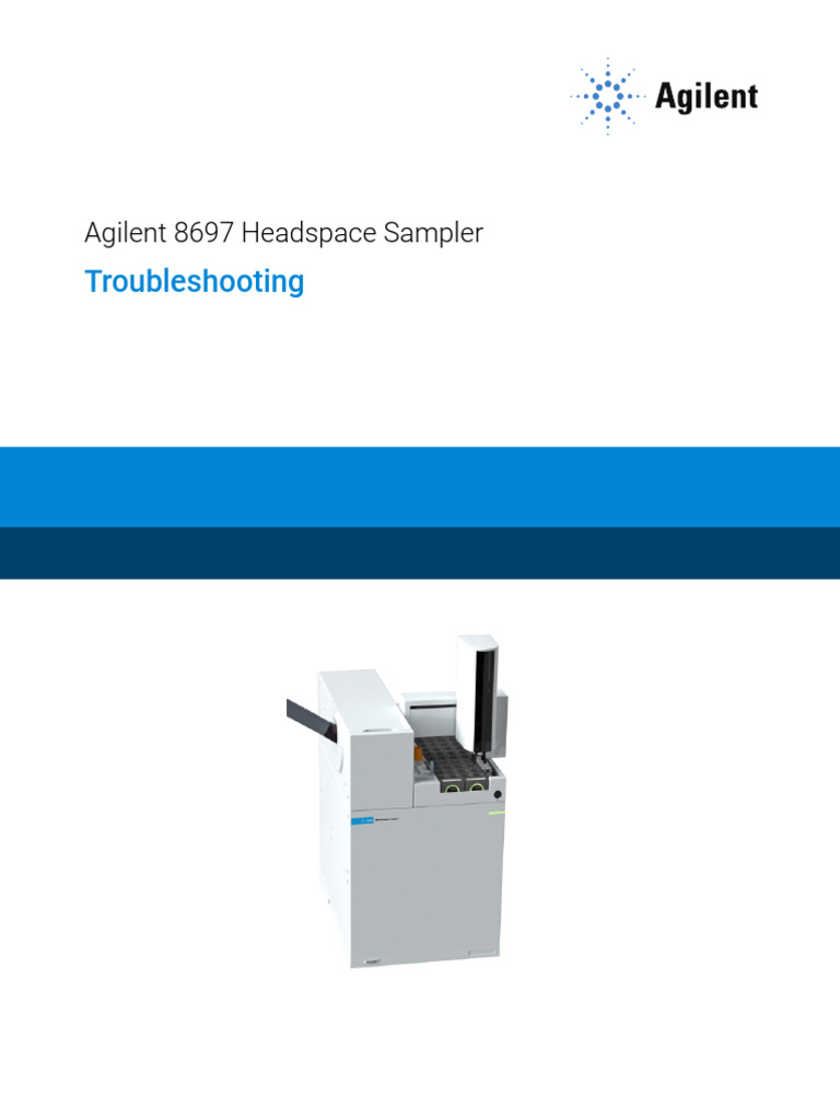 Agilent 8697 Headspace Troubleshooting Guide | PDF | Gas Chromatography ...