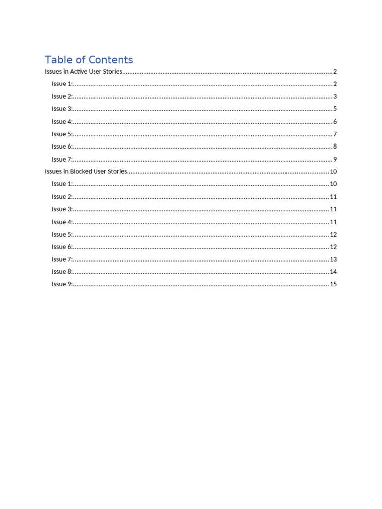 Issues in Active User Stories | PDF | Computing | Software Issues in Active User Stories | PDF | Computing | Software