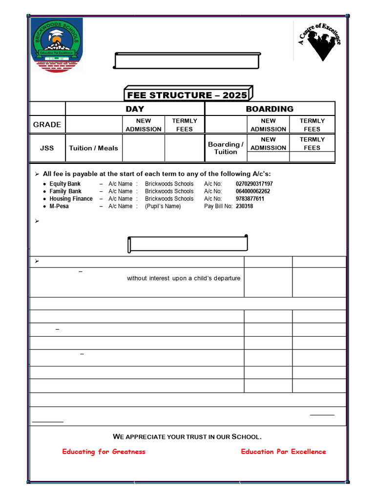 Jss Fees Structure 2025 | PDF
