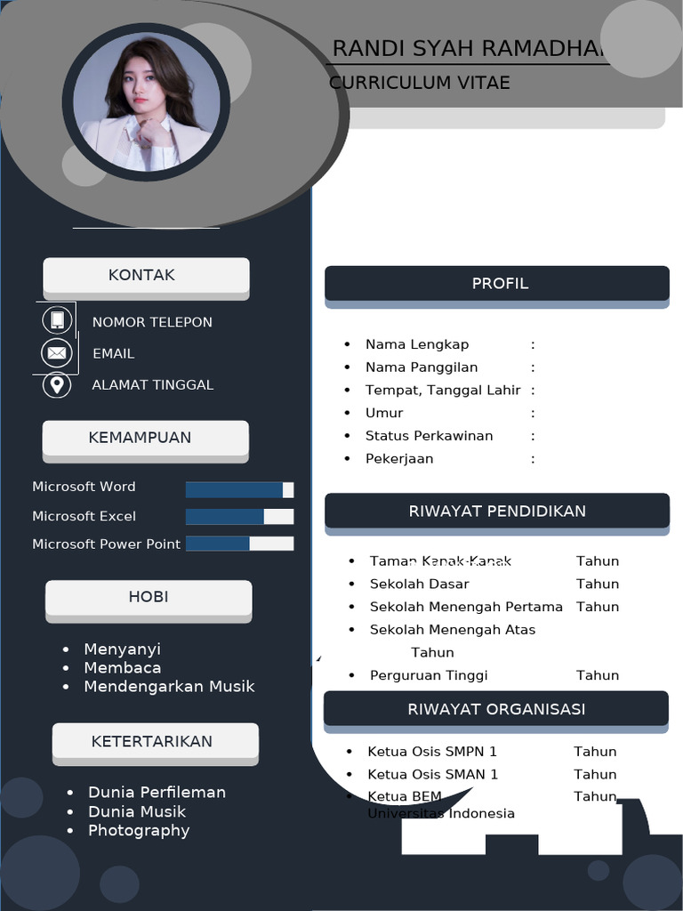 Belajar Membuat CV | PDF