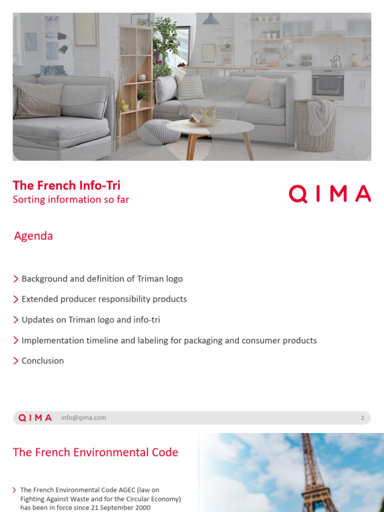 2022 - 09 - QIMA - The French Triman Logo Webinar | PDF | Economy And ...