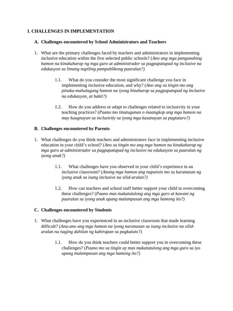 Interview Guide | PDF