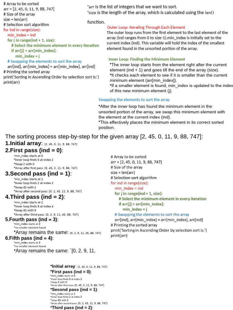 Selection | PDF | Algorithms And Data Structures | Algorithms