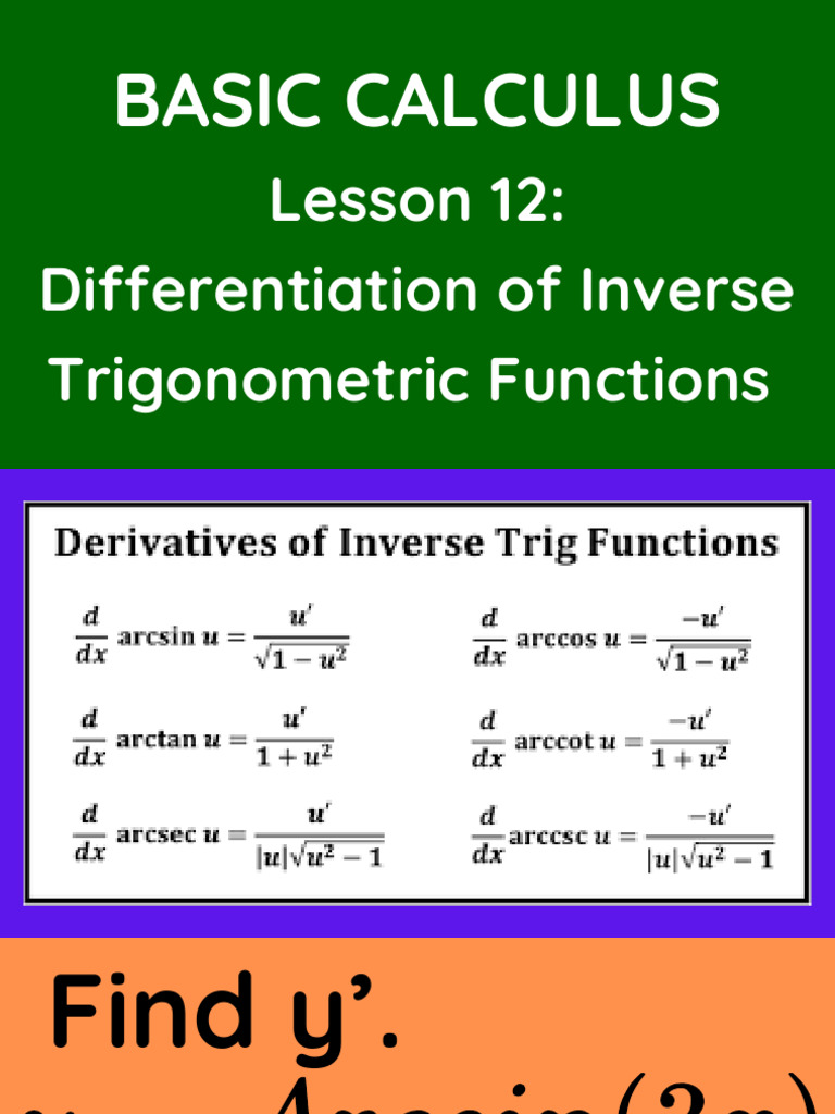 Q3 Basic Calculus Lesson 12 | PDF