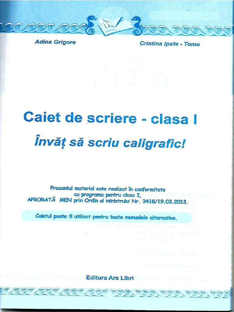 Caiet de Scriere | PDF