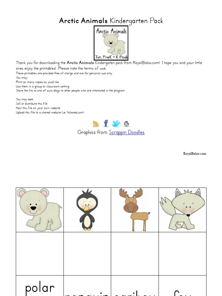 ArcticAnimalsKinder2 | PDF