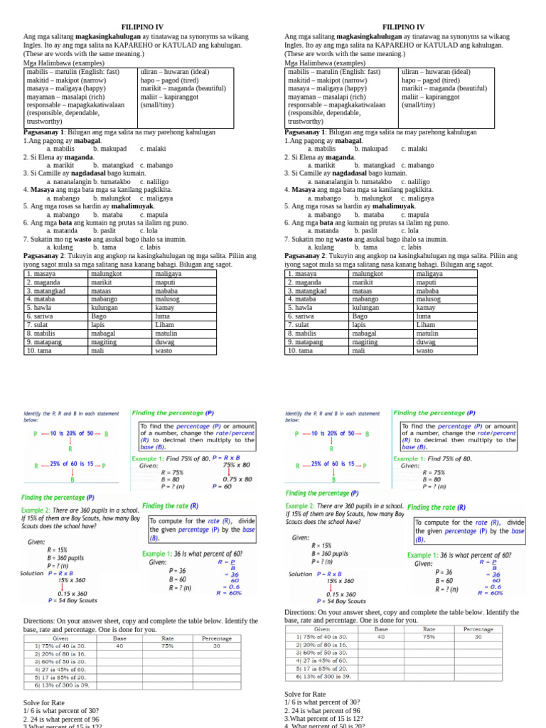 NOTES On Filipino | PDF