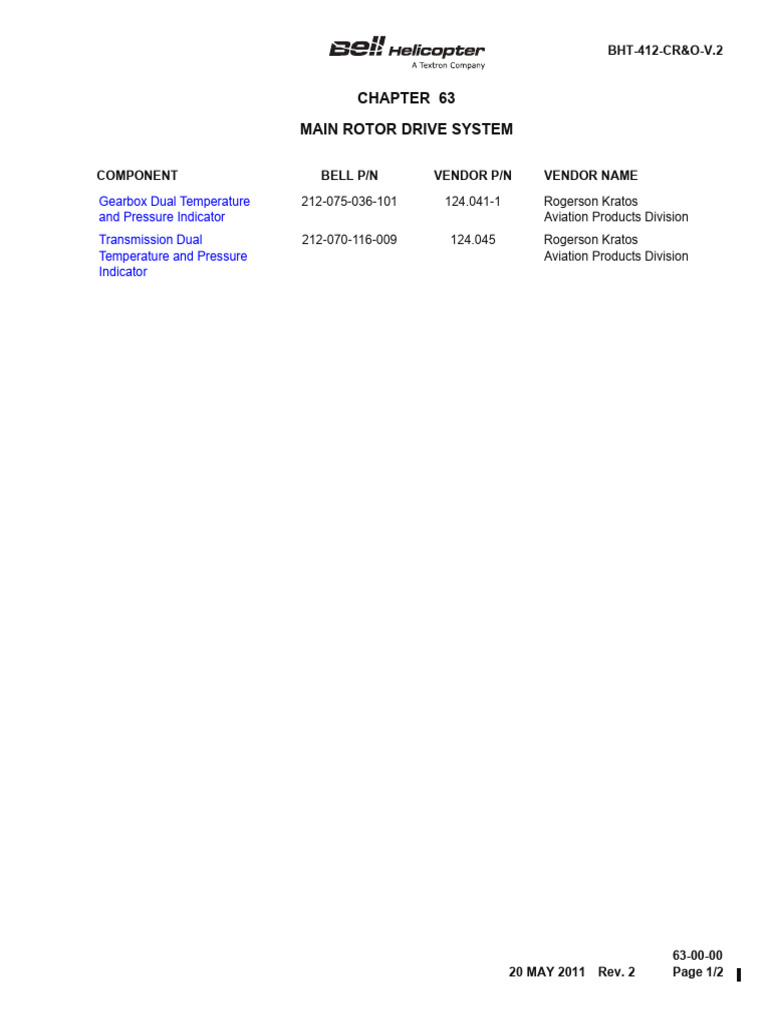 412 Crov CH63 | PDF | Manufactured Goods | Electrical Engineering