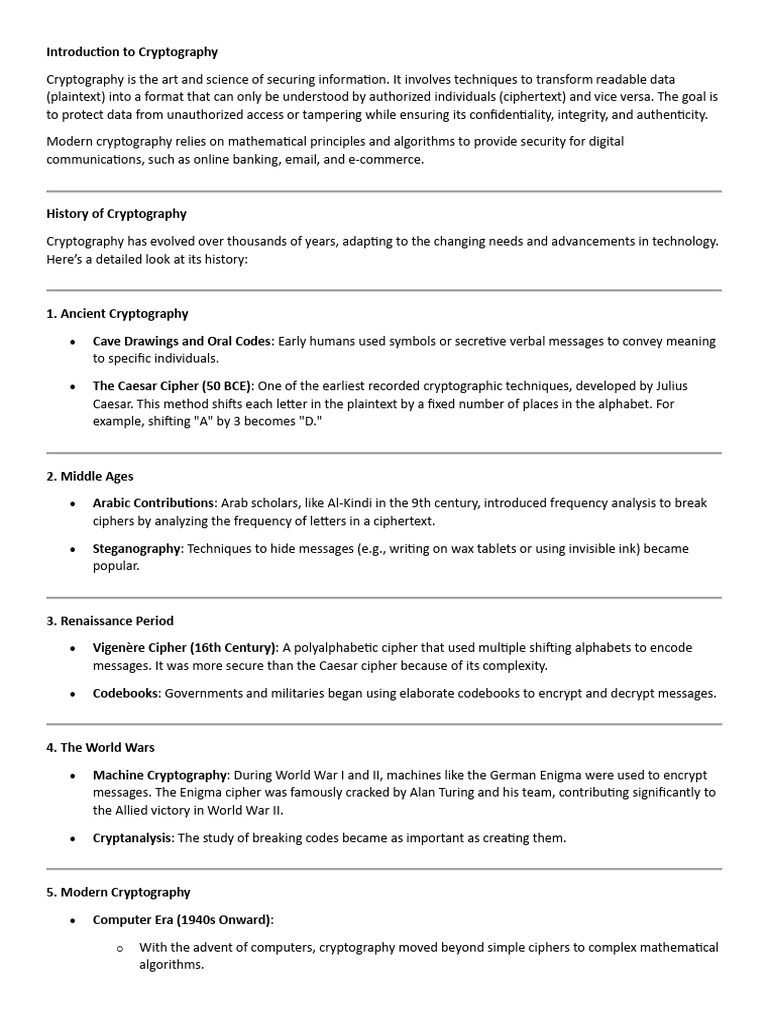 unit 1 | PDF | Cryptography | Encryption