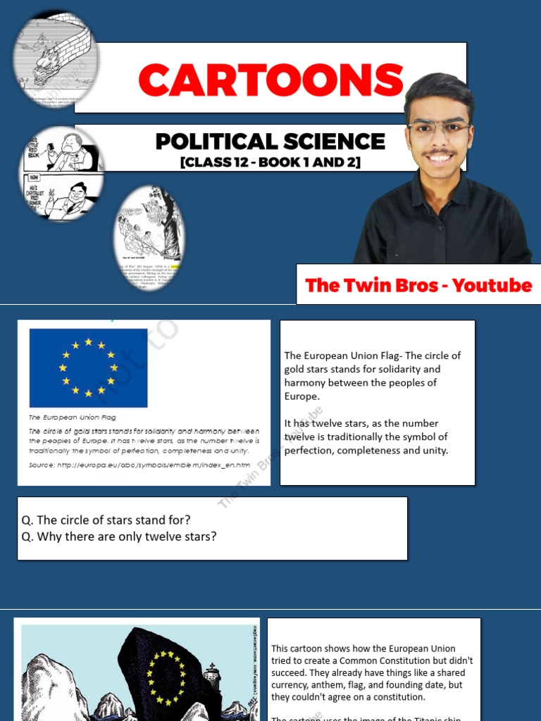 Cartoons Political Science by The Twin Bros | PDF | Politics Of India