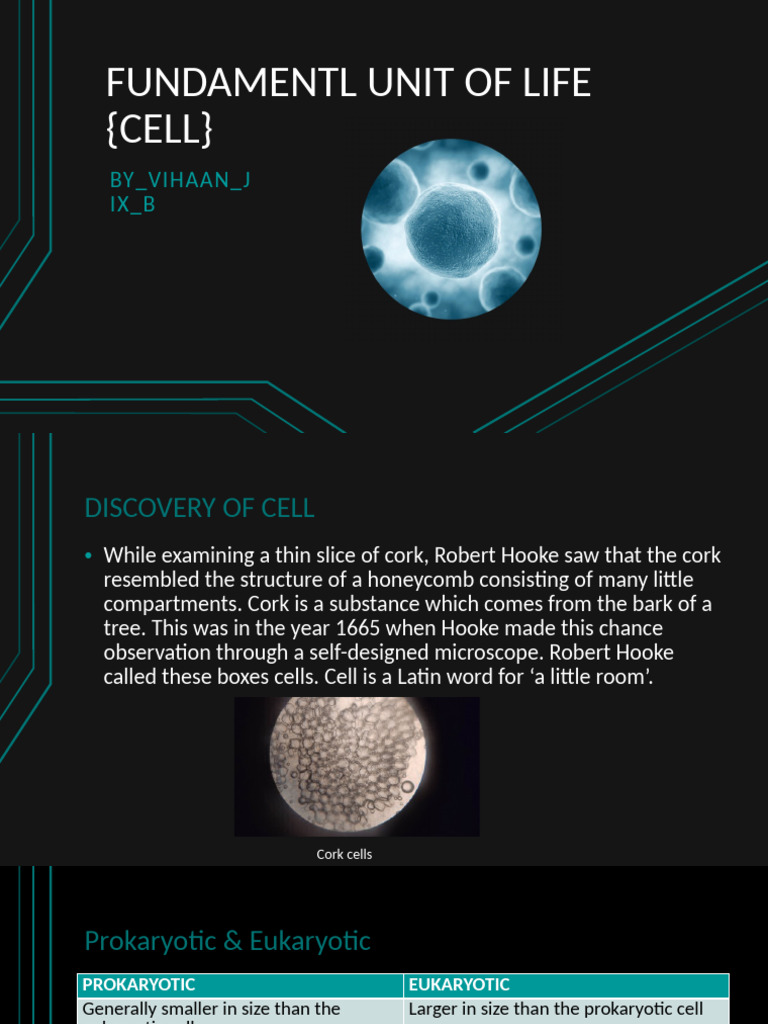 Fundamentl Unit of Life (Cell) | PDF | Endoplasmic Reticulum | Cell ...
